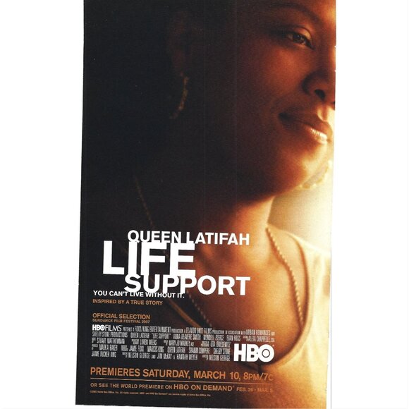 Art | Queen Latifah Life Support Hbo Television Show Advert 200s Print ...